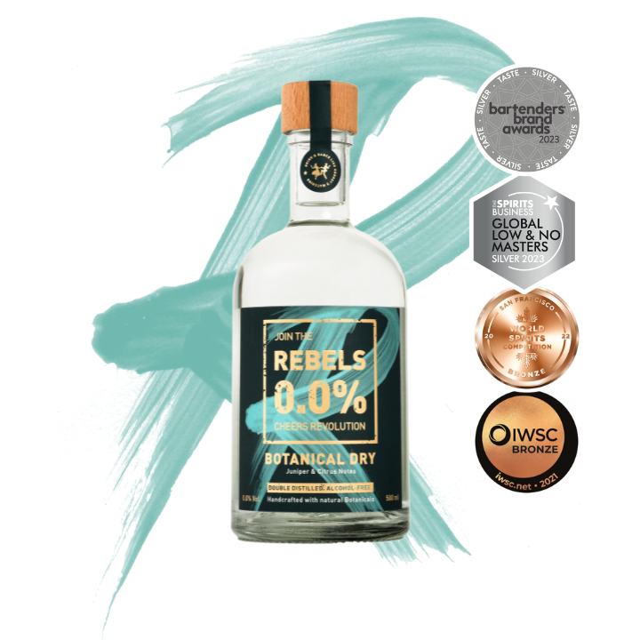 REBELS 0.0% | Double-Distilled Alcohol-Free Spirits Alternatives