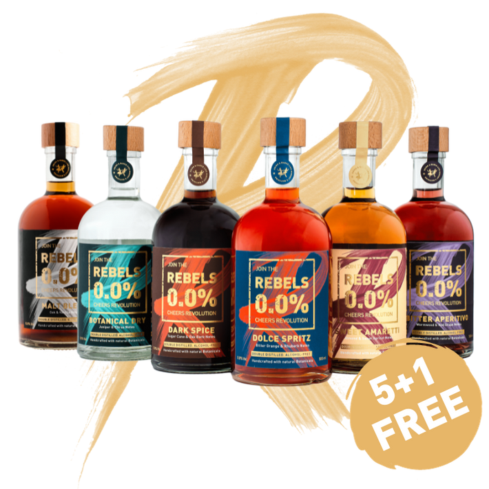 REBELS 0.0% | Double-Distilled Alcohol-Free Spirits Alternatives