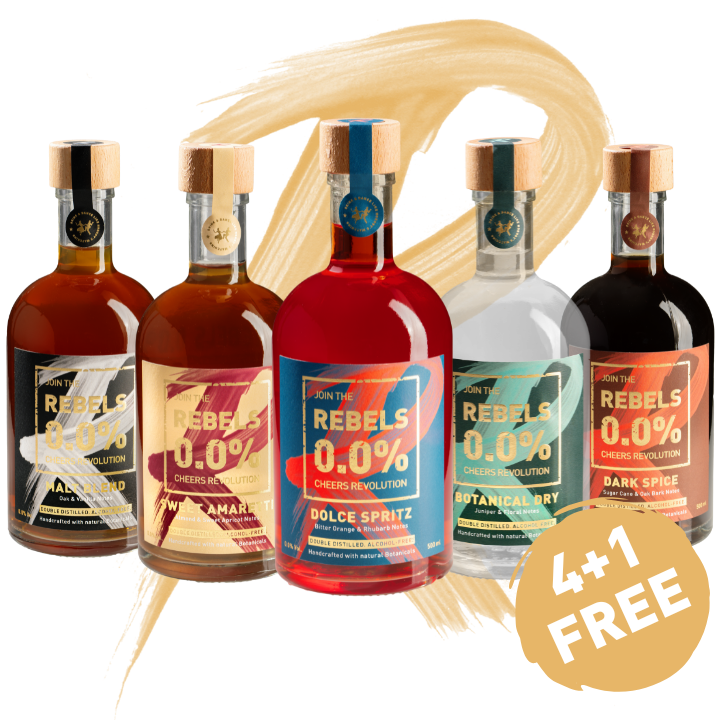 REBELS 0.0% - ALCOHOL-FREE 0.0% SPIRITS ALTERNATIVES