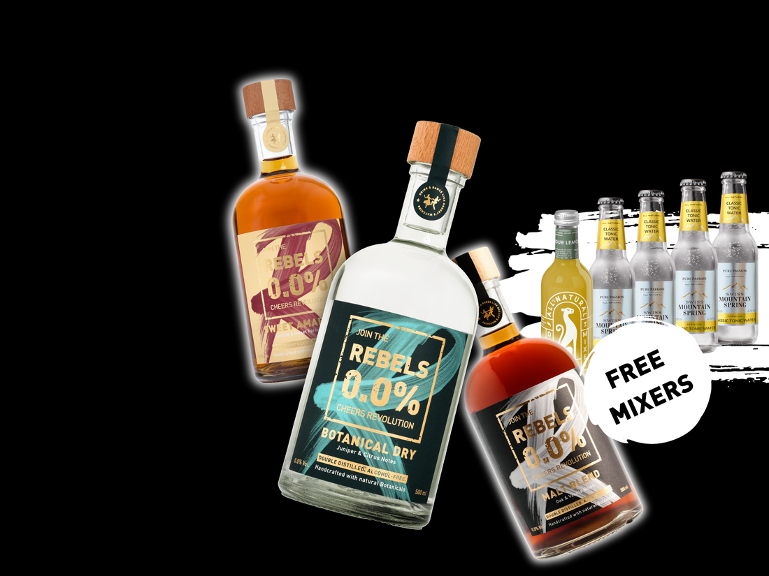 REBELS 0.0% | Double-Distilled Alcohol-Free Spirits Alternatives